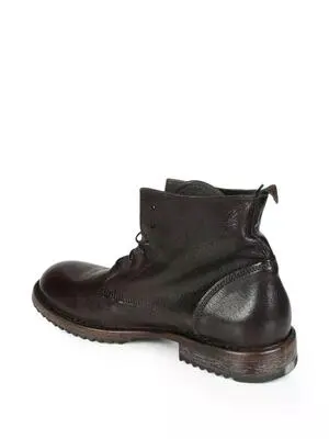 Moma Lace-up Leather Boots