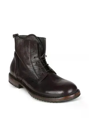 Moma Lace-up Leather Boots