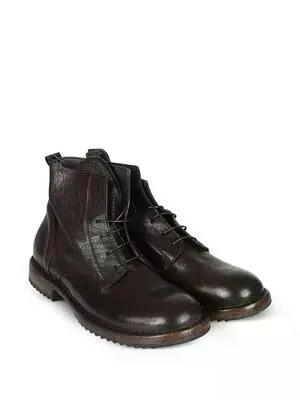 Moma Lace-up Leather Boots