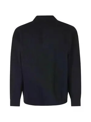 ROBERTO COLLINA Spread Collar Knitted Sweater