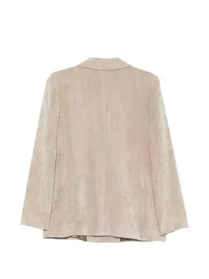 I BLUES Double-breasted Corduroy Blazer