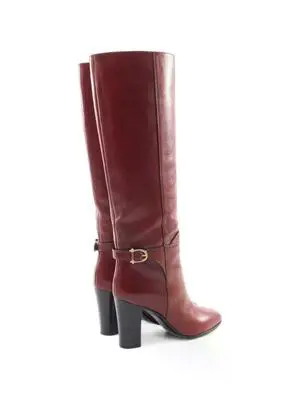 Celine 2000s Buckled Knee-high Boots