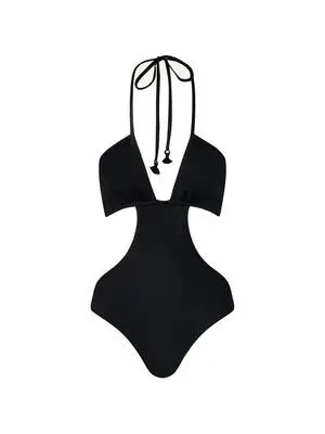 Johanna Ortiz Whispering Horizons Swimsuit - Black
