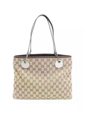 Gucci 2000s Gg Canvas Tote Bag