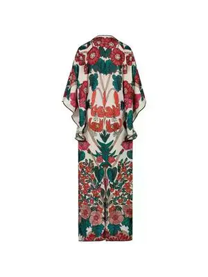 Johanna Ortiz Papillon Floral-print Silk Maxi Dress