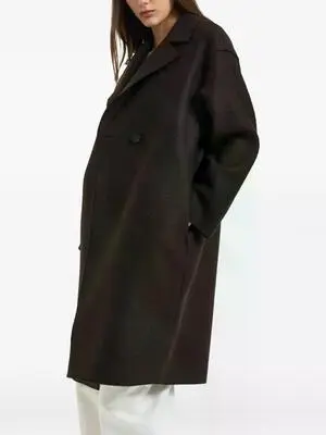 Harris Wharf London Double-breasted Notched-lapels Coat