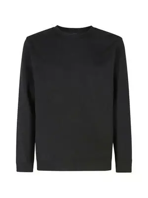 DONDUP Cotton Crew-neck Cotton Sweatshirt - Black