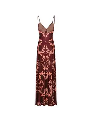 Johanna Ortiz Nuestra Tierra Maxi Dress - Red