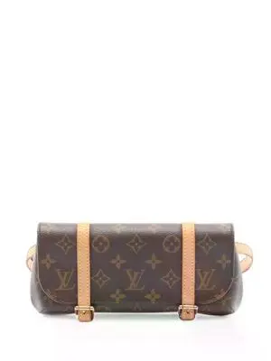 LOUIS VUITTON 2005 Pochette Marelle Monogram Belt Bag - Brown