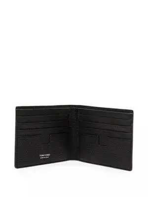 TOM FORD T-line Grained Leather Wallet - Black