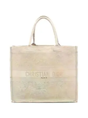 Dior 2010s Book Tote Bag - Neutrals