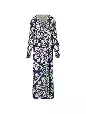 JOHANNA ORTIZ Johanna Ortiz Unmooring Wrap Midi Dress