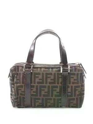 Fendi 2000s Zucca Mini Boston Bag
