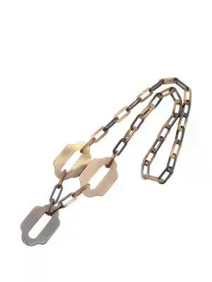 Hermès 2010s Attrage Buffalo Horn Necklace - Brown