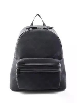 Gucci 2010s Medium Edge Gg Supreme Backpack - Black