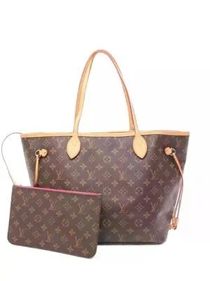 LOUIS VUITTON 2021 Mm Neverfull Tote Bag - Brown
