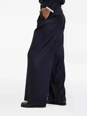Peserico Pleated Turn-up Trousers