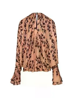 Johanna Ortiz Untamed Bloom Floral Print Top