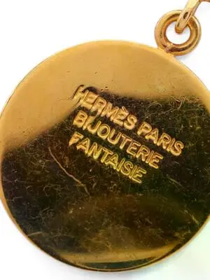 Hermès Tone Clou De Selle Pendant