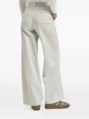 Peserico Wide-leg High-waist Trousers
