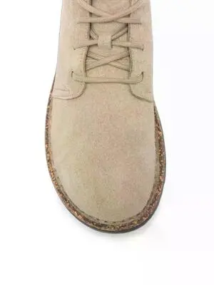 BIRKENSTOCK Shearling-lined Suede Lace-up Boots