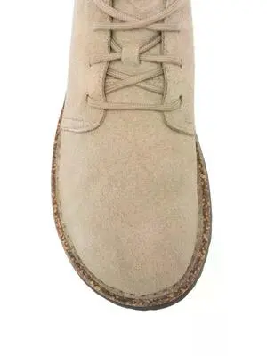 BIRKENSTOCK Shearling-lined Suede Lace-up Boots