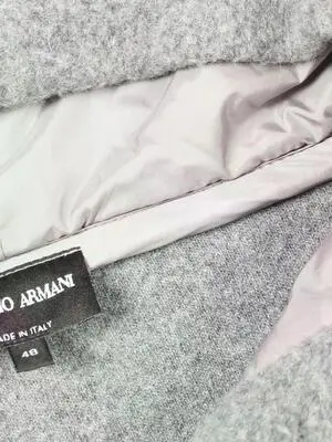 Giorgio Armani Logo Embroidered Hoodie