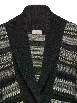 Magda Butrym Fair Isle Pattern Shawl Collar Cardigan