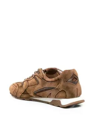 Ash Suede Panelled Sneakers
