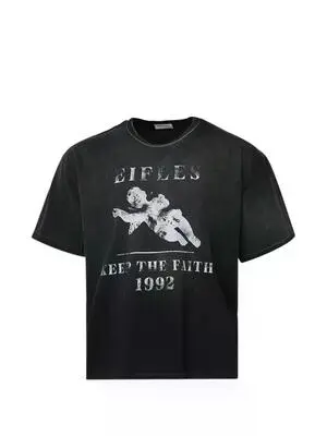EIFLES Graphic-print T-shirt - Black