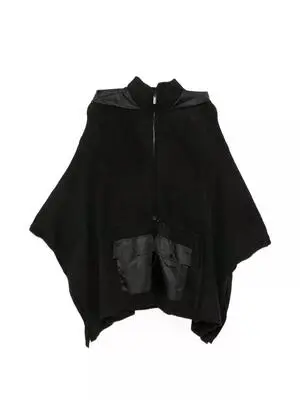 TWINSET Hooded Drawstring Poncho