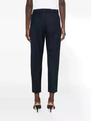 I BLUES Pressed-crease Cropped Trousers