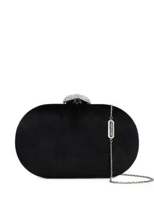 TWENTY FOURHAITCH Crystal-embellished Oval Clutch Bag