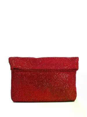 TWENTY FOURHAITCH Varadero Crystal-embellished Clutch Bag - Red