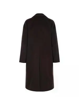Alberto Biani Double-breasted Notched-lapel Coat