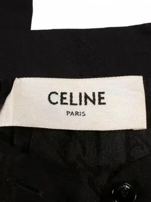 Celine 2010s Triomphe Chain-pattern Maxi Dress