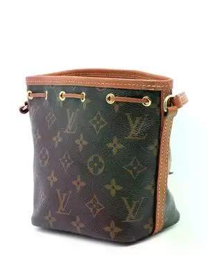 LOUIS VUITTON Monogram Nano Noe Bucket Bag