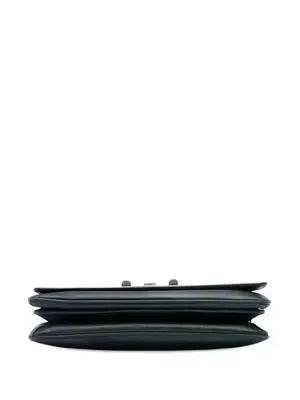Prada Saffiano Lux Lock Chain Flap Crossbody Bag