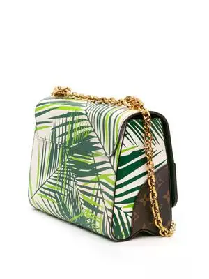 LOUIS VUITTON Monogram Palm Print Twist Mm Cross Body Bag