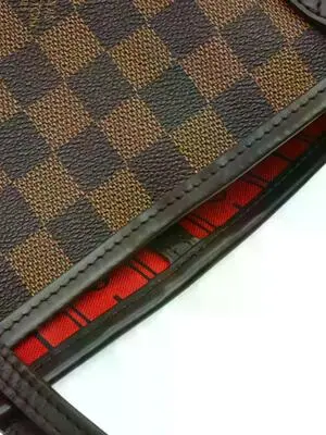 LOUIS VUITTON 2008 Mm Neverfull Damier Ébène Tote Bag - Brown