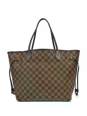 LOUIS VUITTON Damier Ébène Neverfull Mm Tote Bag - Brown
