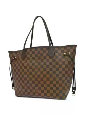LOUIS VUITTON Damier Ébène Neverfull Mm Tote Bag - Brown