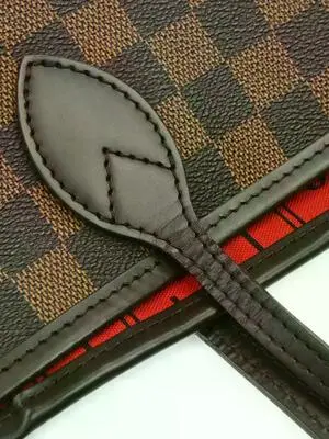 LOUIS VUITTON Damier Ébène Neverfull Mm Tote Bag - Brown