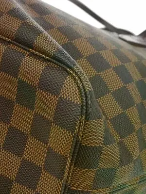 LOUIS VUITTON Damier Ébène Neverfull Mm Tote Bag - Brown