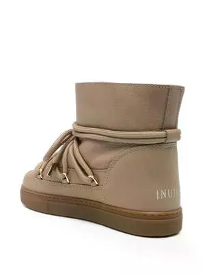 Inuikii Lace-up Leather Ankle Boots