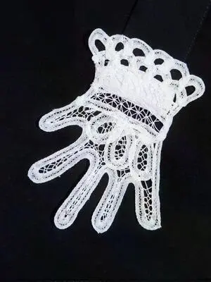 GOHAR WORLD Lace Hands Cotton Apron