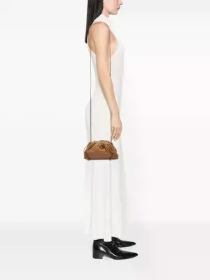 Bottega Veneta Lambskin The Mini Pouch Crossbody Bag - Brown