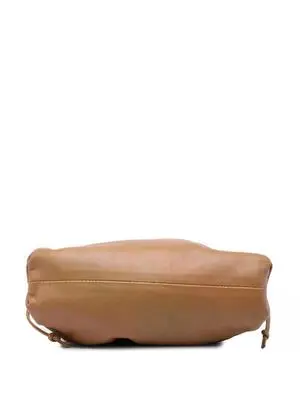 Bottega Veneta Lambskin The Mini Pouch Crossbody Bag - Brown