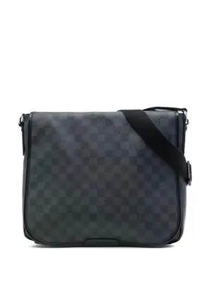 LOUIS VUITTON Damier Graphite Daniel Mm Crossbody Bag - Black