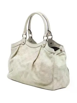 Gucci Medium Guccissima Sukey Tote Bag - White